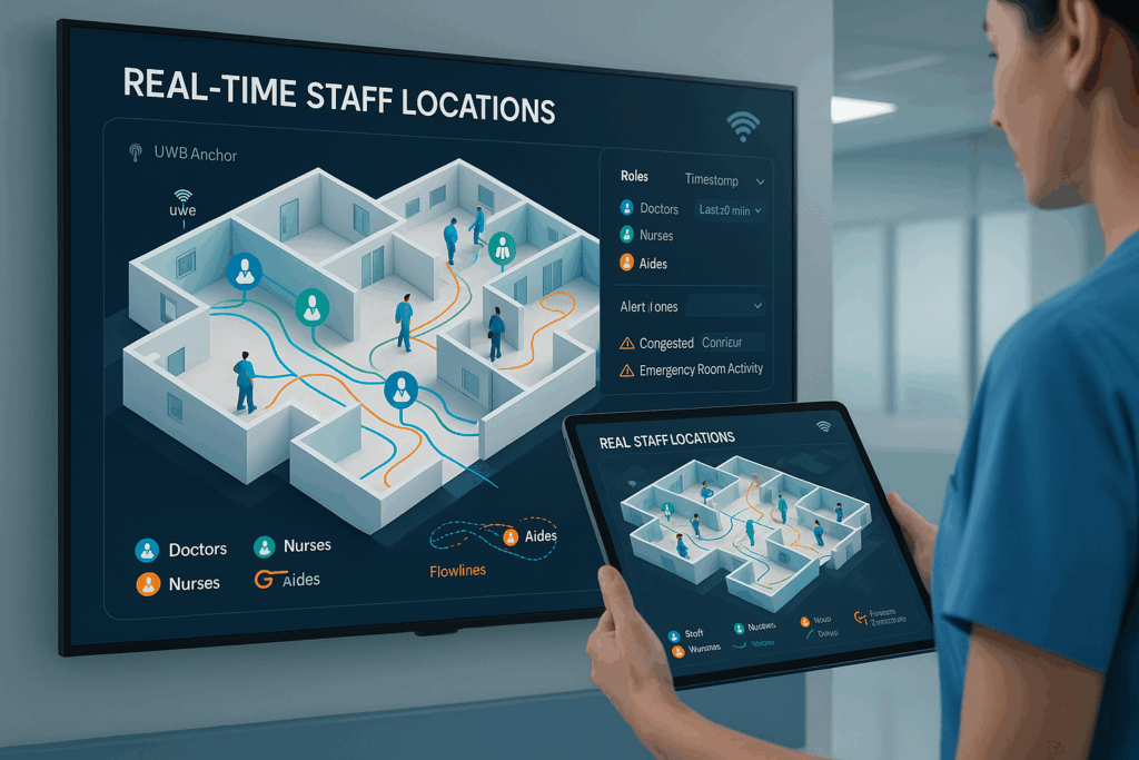 Staff Workflow Optimization Using UWB in Healthcare | Trackio